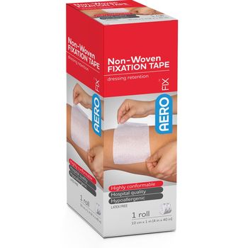 AEROFIX Non-Woven Fixation Tape 10cm x 1M | Medimecs Pty Ltd