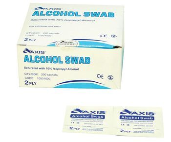 Bodichek Alcohol Swabs, 2 ply, 3 x 6cm, Box: 200 | Medimecs Pty Ltd